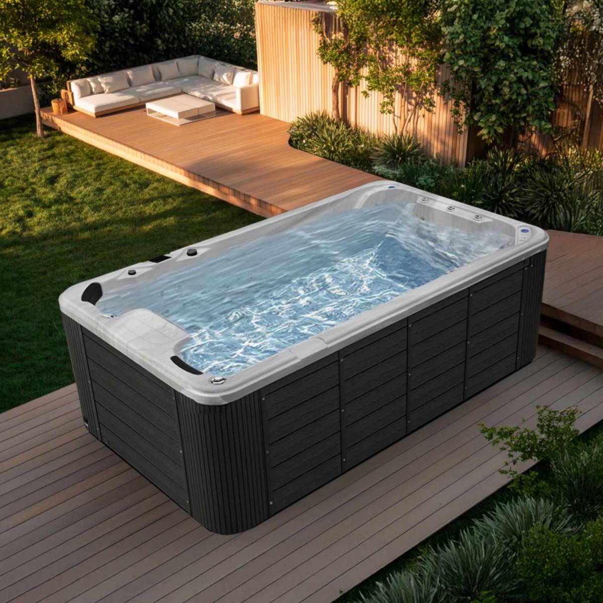 vivo spa® WaterFit 1 Swim Spa: Bewegt & entspannt